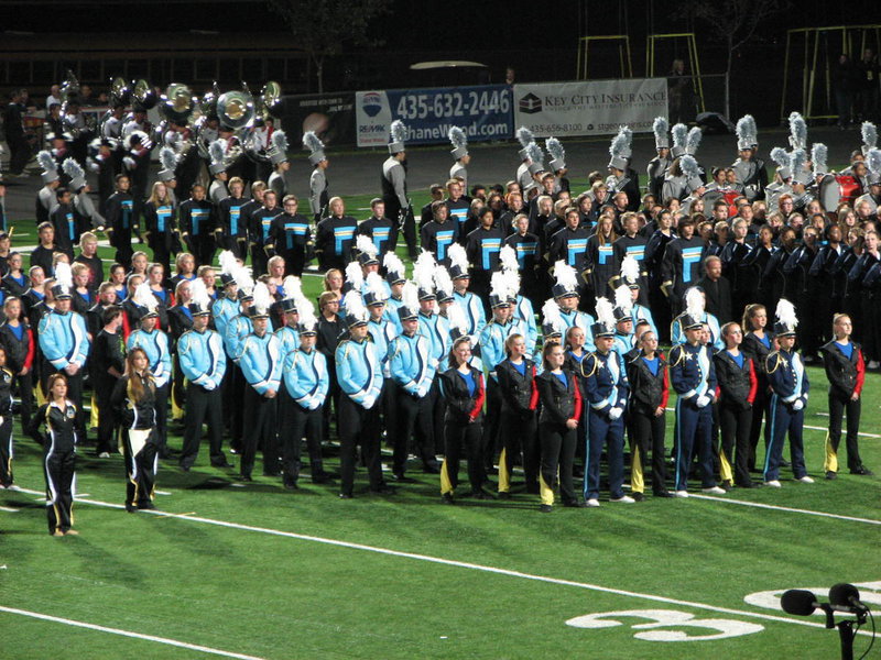 Sky View Marching Band brings their performances “Up to the Roof ...