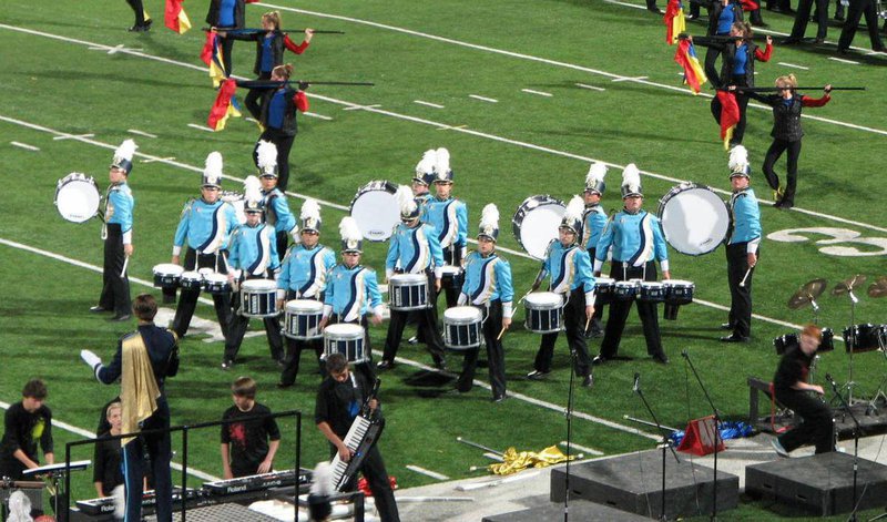 Sky View Marching Band brings their performances “Up to the Roof ...